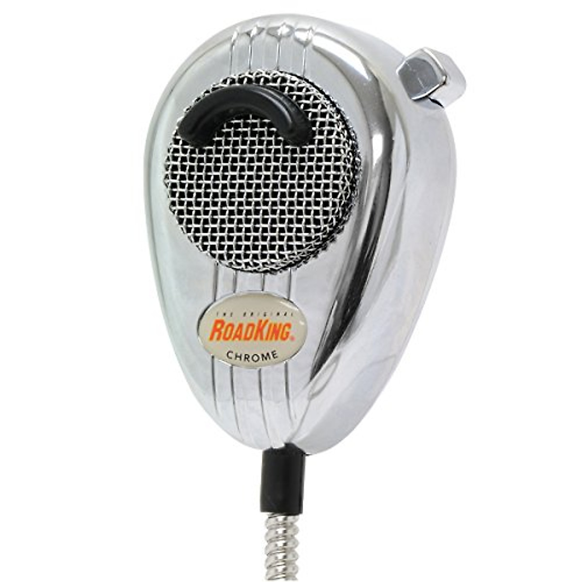 RoadKing RK56CHSS Chrome Noise Canceling CB Microphone with Chrome Flex Cord,XLR