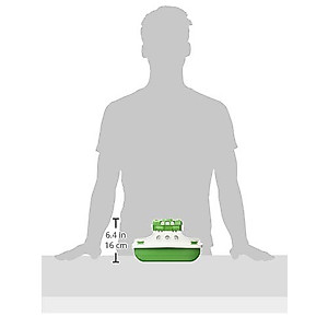 Green Toys Ferry Boat, Green/White CB - Pretend Play, Motor Skills, Kids Bath Toy Floating Vehicle. No BPA, phthalates, PVC. Dishwasher Safe, Recycled Plastic, Made in USA.