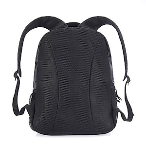 ERANT Athletic Volleyball Backpack - Extra Large Sports Volleyball Bag - Separate Ball and Shoe Compartment - Durable - Boys and Girls - Black