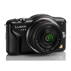 Panasonic Lumix DMC-GF3CK Kit 12.1 MP Digital Camera with 14mm Pancake Lens