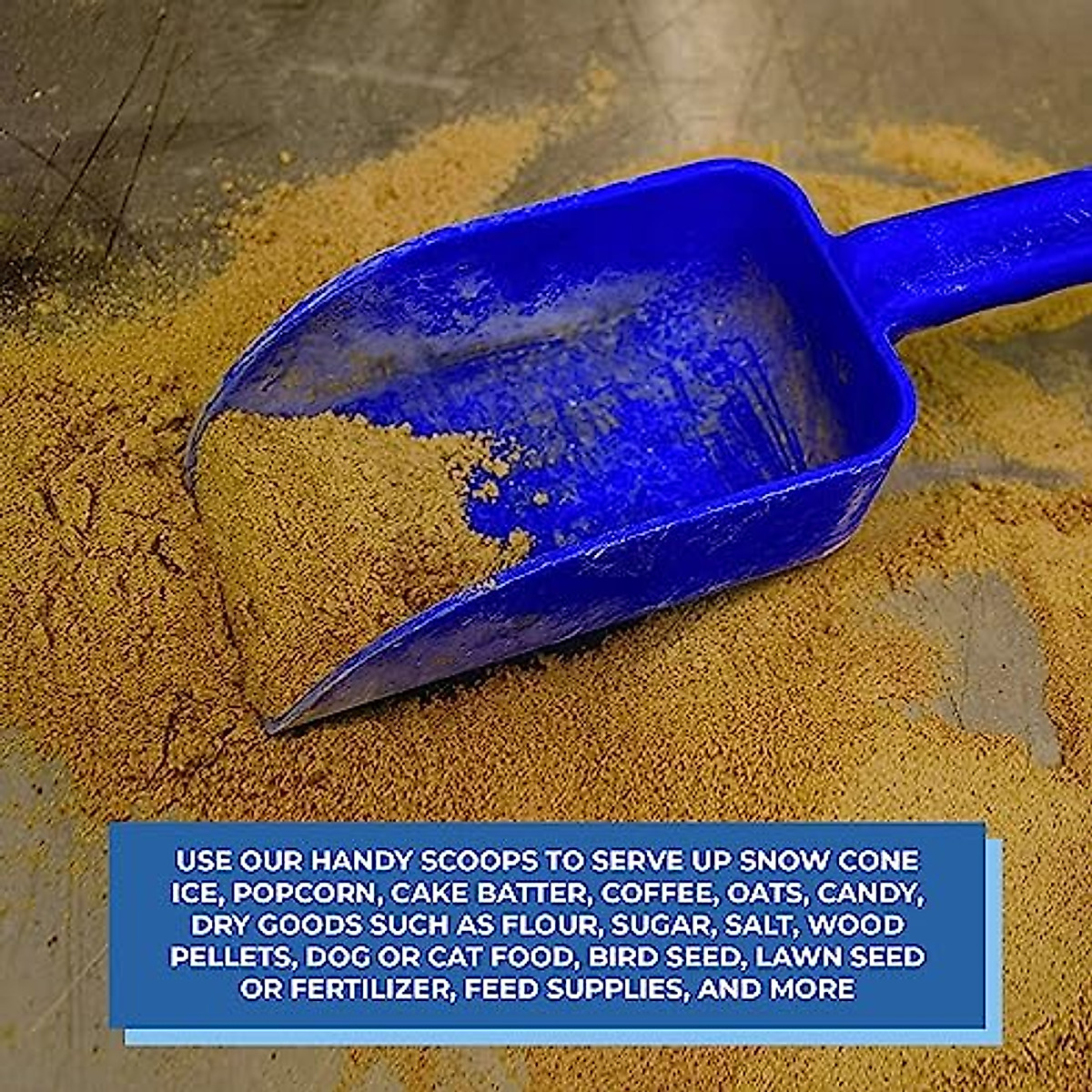 Vikan Remco 630088 Color-Coded Plastic Hand Scoop - BPA-Free Food-Safe Kitchen Utensils, Restaurant and Food Service Supplies, 16 oz, Gray