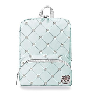 Controller Gear Animal Crossing - Small Backpack Mini Bookbag Travel Bag for Console & Accessories - Tom Nook Quilted