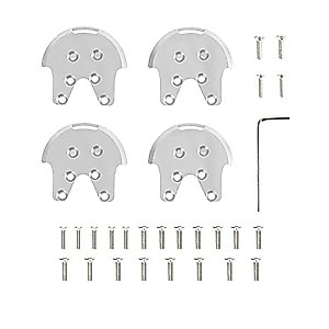 NATEFEMIN 4 PCS Drone CNC Metal Motor Mount Base Protective Plate for DJI Phantom 3/2 Accessory Part