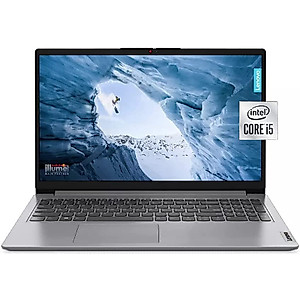 Lenovo 2023 Newest Ideapad 1i Laptop, 15.6 inch FHD Display, 10 Core Intel Core i5-1235U, 16GB RAM, 1TB SSD, Intel Iris Xe Graphics, Wi-Fi 6, Windows 11 Home, Cloud Grey, Bundle with JAWFOAL