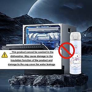 Generic Anime Water Bottle,Kawaii Anime Water Bottle Cup,Reusable Water Bottle for Girls 500ml (Cinnam)