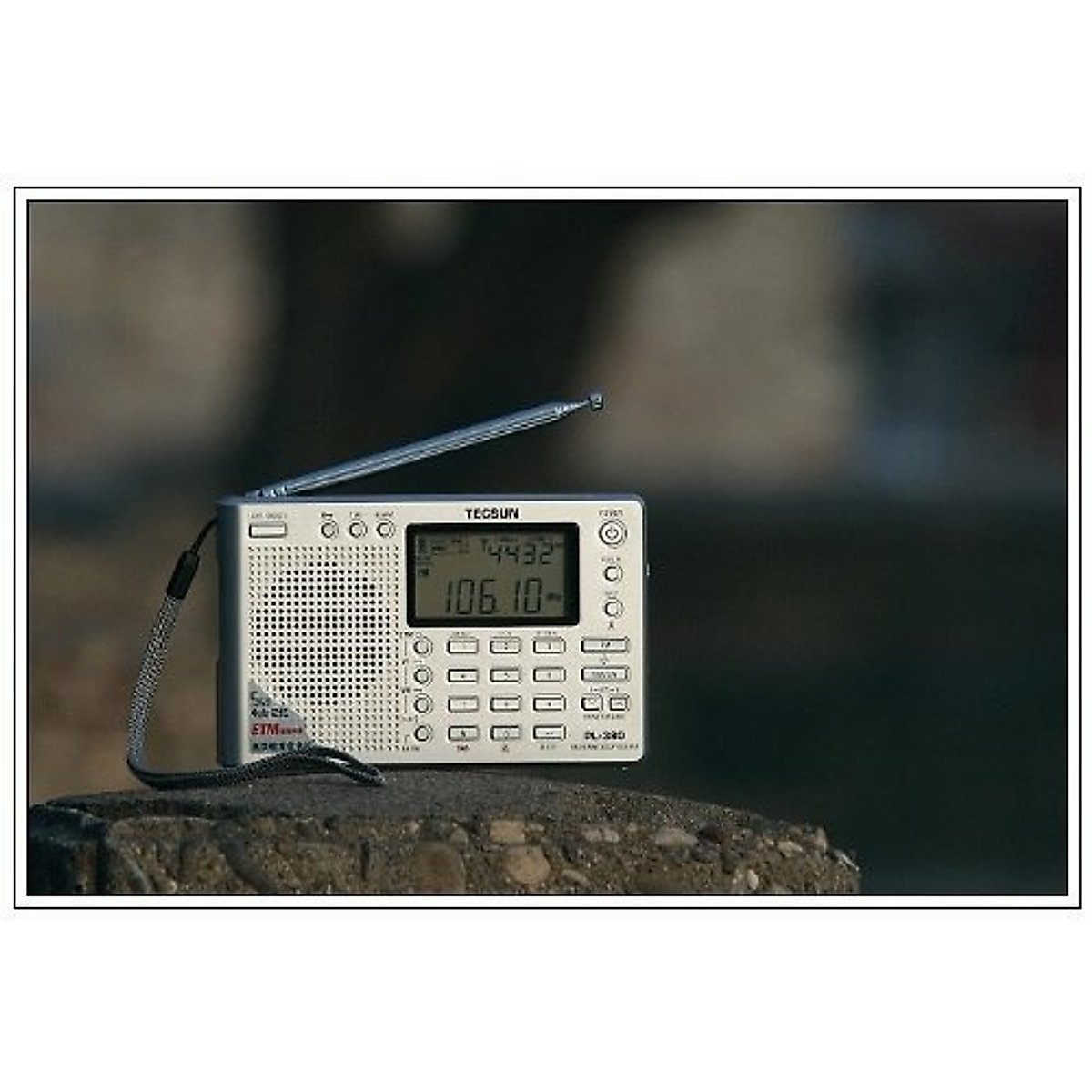 TECSUN PL-380 DSP FM Stereo. MW. SW. LW. World Band PLL Radio Receiver, LCD Display, ETM Function Added