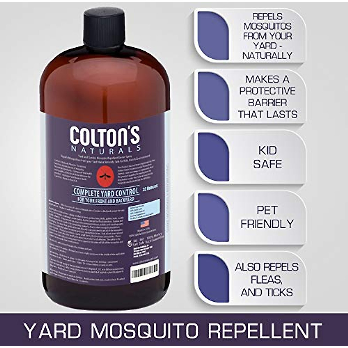 Yard Mosquito Repellent Killer Perimeter Concentrate Prevention Insect Spray Barrier Pet & Kid Safe (32)