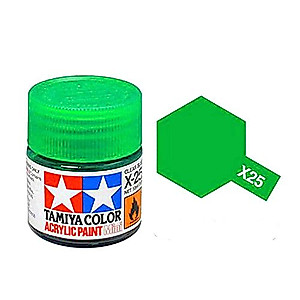 TAMX25 81525 Acrylic Mini X25 Clear Green 1/3 oz