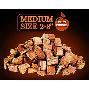 Fire Starter 60+ pc XXL Size - Сharcoal fire Starters - Better Than Lighter Cubes and Firestarter Squares and Zorestar Apple Wood Chunks - 10-12lb of Smoking Wood for Grilling and BBQ