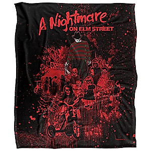 A Nightmare on Elm Street Blanket, 50"x60", Elm Street, Silky Touch Super Soft Throw Blanket