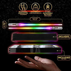 Lightsaber Chopsticks Light Up Star Wars LED Reusable 8 Color Modes 4 PAIRS FREE Darth Vader Keychain Bottle Opener