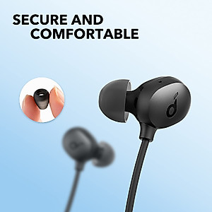 Soundcore by Anker Life U2i Wireless Neckband Headphones, 10mm Drivers with BassUp Technology, 22H Playtime, AI-Enhanced Calls, Foldable and Lightweight, IPX5 Water-Resistant, Secure Fit, Bluetooth 5
