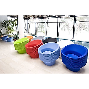 OFFI Teenager Molded Stacking Chair Co., Color = Green