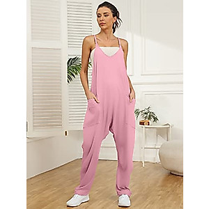 AUTOMET Preppy Clothes Jumpsuits Rompers for Women Teen Girls Casual Cute Summer Outfits 2023 Fashion Soft Onesie Overalls Jumpers