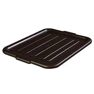Carlisle Black Comfort Curve Universal Lid, 20" x 15" x 3/4" (44012-03) Category: Bus Boxes and Lids
