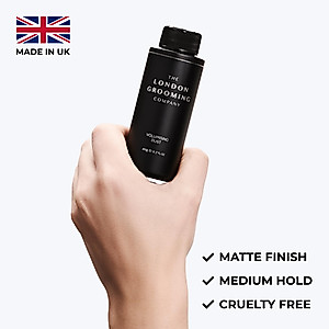 The London Grooming Company - Matte Hair Powder for Men | Mens Hair Powder | Texture Powder for Styling | Medium All-Day Hold 0.7 Ounces (20 grams)