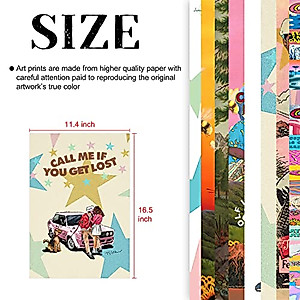 Babymiu Tyler The Singer Wall Poster 8-Pack 11.5" x 16.5",Singer Hip Hop Merch Party Unframed Version HD Printing Poster for Room Club Wall Art Decor.