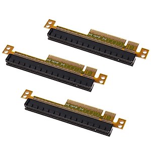 Baosity 3Pcs PCI Riser 8 to x16 Slot Adapter Converter Board