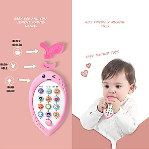 Little Bado Musical Cell Phone Toy for Baby Toddler Kids Over Two Years Old Early Learning Educational Mobile Phone Toys Gifts