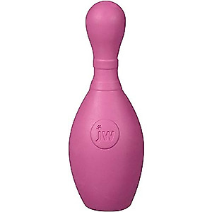 JW Pet Bouncin' Bowlin Pin Dog Toy Assorted Bright Colors 3 Sizes,Large