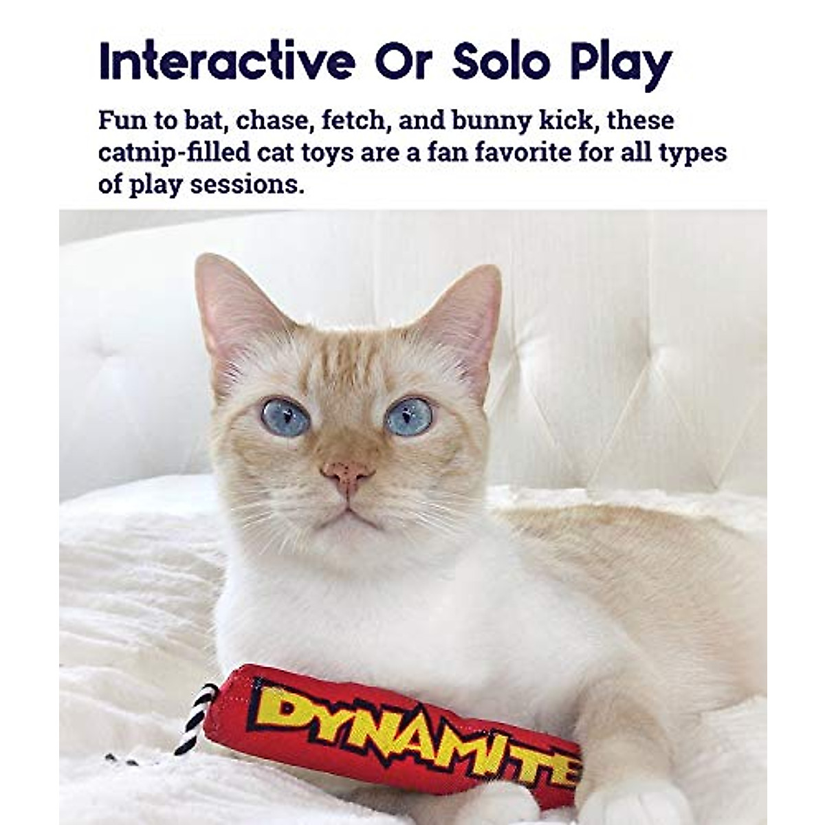 Catstages Green Magic Dynamite Stick Catnip Cat Toy