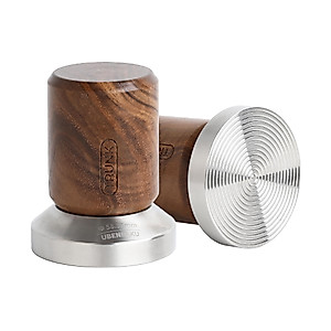 58.55mm Tamper Espresso Accessories Walnut Handle Barista Tool Barista Accessories 304 Stainless Steel UBENKAKU