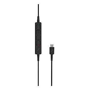 Sennheiser SC 135 USB-C (508355) - Single-Sided (Monaural) Headset for Business Professionals | with HD Stereo Sound, Noise-Canceling Microphone, & USB-C Connector (Black)