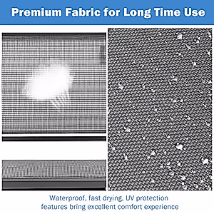 JIMUOO Outdoor Glider Chair with Metal Frame, Outside Swing Rocking Lounge Chair with Breathable Fabric, Patio Single Gliding Rocking Seating for Porch, Backyard, Garden, Poolside, Gray