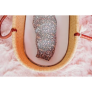 Copper Pearl Large Premium Knit Baby Swaddle Receiving Blanket Gemini