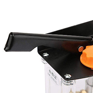 Hand Lubrication Pump, 650CC Left Hand Operated Lubrication Pump, Manual Grease Lubricator Pump, for CNC Machine Tools, Machining Center