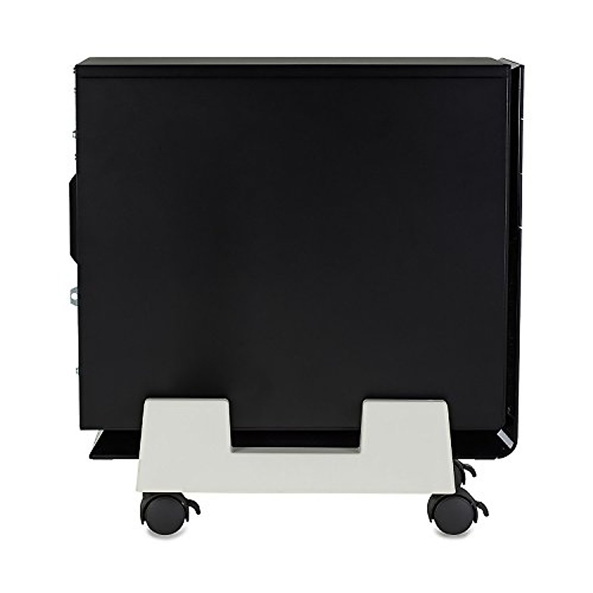 Mount-It! CPU Stand with Wheels, Adjustable Width Computer Cart, Universal Design Fits Desktop PC Tower ATX, Locking Wheels, 6-10.2" Wide 60 Lbs Capacity