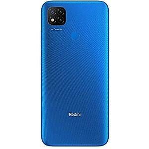 Xiaomi Redmi 9C Smartphone, 3 GB + 64 GB, 6.53 "HD + Dot Drop Display 5000mAh (typ), con Sblocco Faccial AI, 13 MP, Tripla Fotocamera, Blu (Twilight Blue)