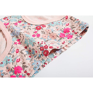 Sladatona Little Girls' Soft Cotton Underwear Bring Cool, Breathable Comfort Experience Panty 2-3t Gray White