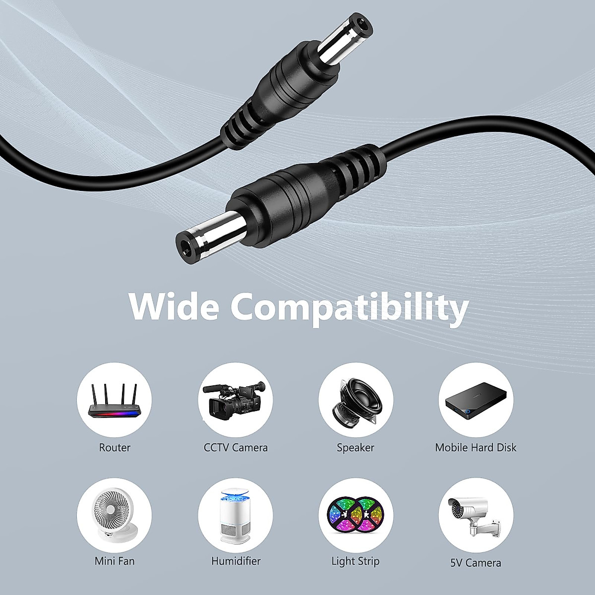 Waysse 5V 2A Power Adapter, 5V 2A Power Supply Adapter, 5V 2A AC Adapter 100V-240V AC Power Adapter Wall Charger for TV Box, Camera, Speaker,Router & More DC 5V Devices