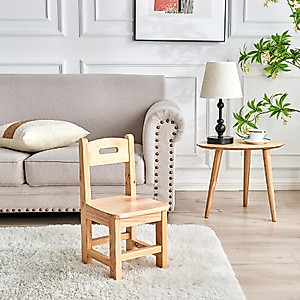 Rubber Wood Solid Wood Children Chair for Kids, Kindgarten and Kids' Home Furniture-Team Set（4pcs）