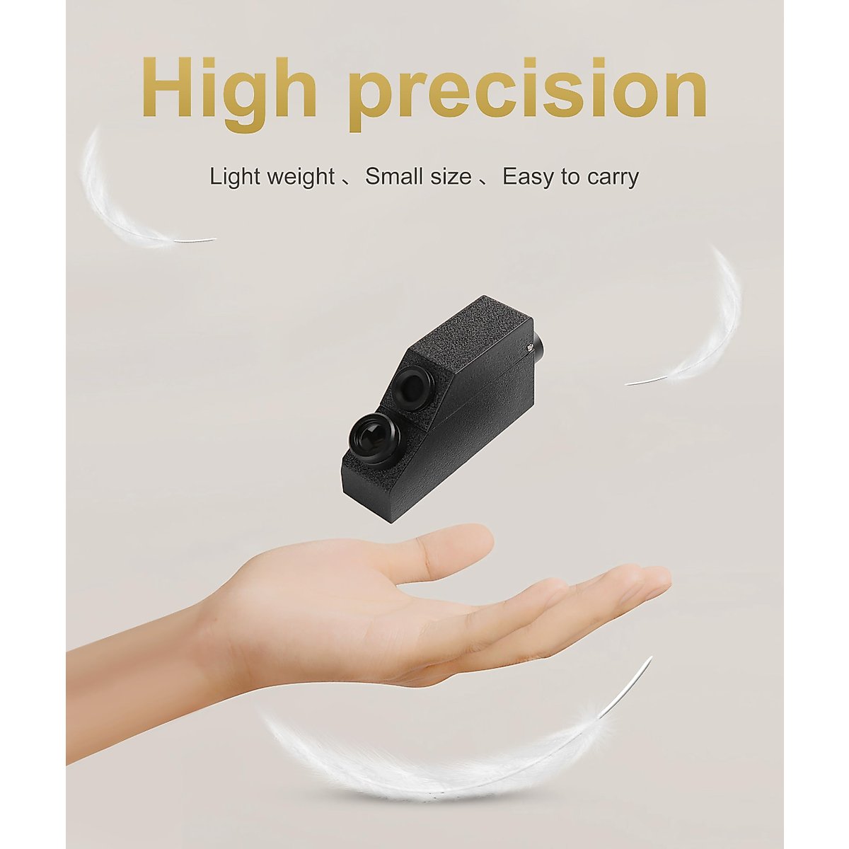 Refractometer, Jewelry Refractometer, RHG181 1.30 to 1.81 Professional ldentification Refractometer, Portable Refractometer with 3ml Reflective Index Fluid, f