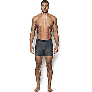 Under Armour Men's Original Series 6-inch Boxerjock Boxer Briefs-2 Pack , Carbon Heather (092)/True Gray Heather , X-Large