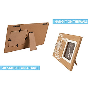 boom moments Sonogram Picture Frame | Keepsake Baby Ultrasound Frame | Gift for Expecting Parents | Nursery Décor | Baby Gift | We Love You From Your First Heartbeat