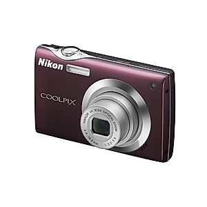 Nikon Coolpix S4000 12.0MP Digital Camera with 4x Optical Vibration Reduction (VR) Zoom and 3.0-Inch Touch-Panel LCD (Plum)