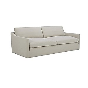 Amazon Brand – Stone & Beam Rustin Contemporary Deep-Seated Sofa Couch, 89"W, Cream