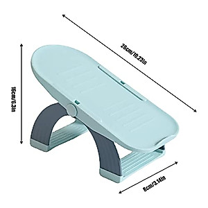 Shoe Slots Organizer - Double Layer Shoe Stacker for Closet Organization | Adjustable Shoe Storage Rack for Home Living Room Bedroom Dorm Apartment Emole