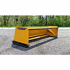 8' XP24 Pullback Skid Steer Snow Pusher