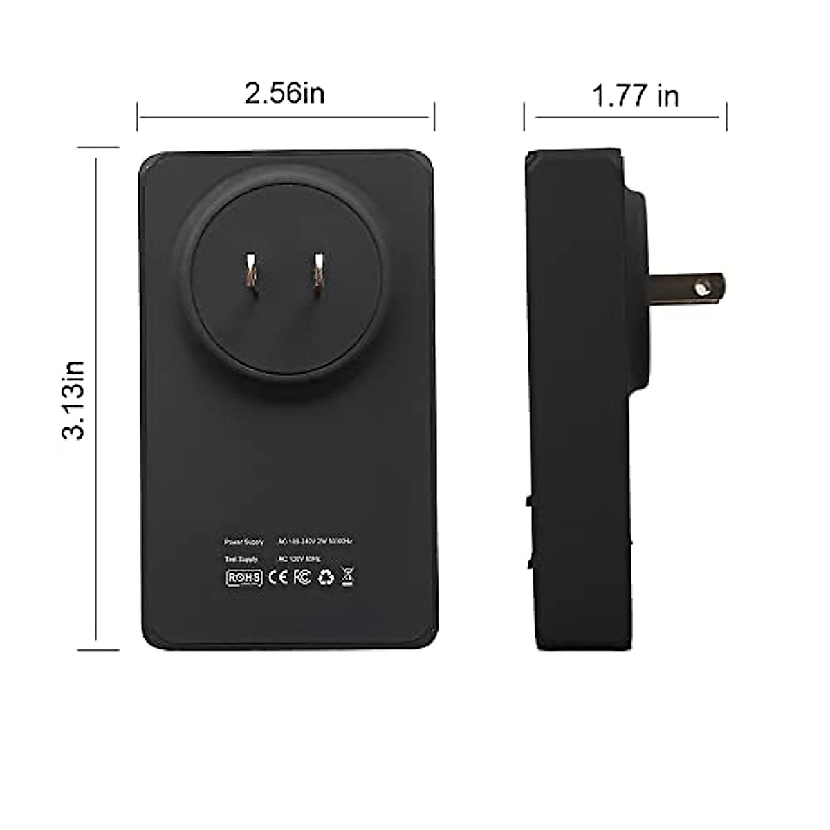 HAPHID Ionizer Air Purifier/Plug in Air Purifier with Highest Output - Up to 40 Million Anions, Portable Filterless Ion Air Purifier for Home/Office Purify: Bathroom Smell,Pets Smell Etc(3-Pack)