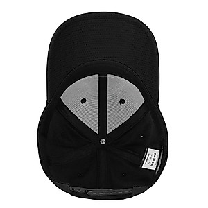 TaylorMade Golf Standard Cage Patch Logo Hat, Black, Medium