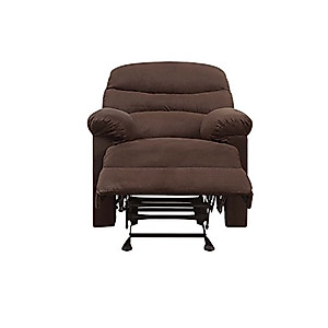 Acme Furniture Arcadia Recliner in Chocolate and Brown
