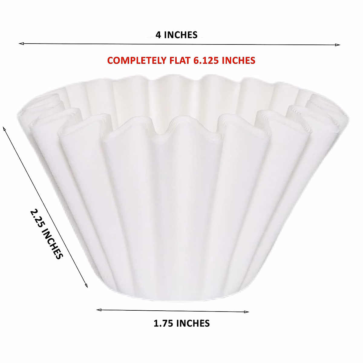 GoldTone 100 Pack Coffee Filters,1-2 Cup Basket Paper Coffee Filters for Mini Mr Coffee, Single Serve Coffee Pot, Pour Over Coffee Makers with 1 OZ Scoop (Coffee Filters (100))