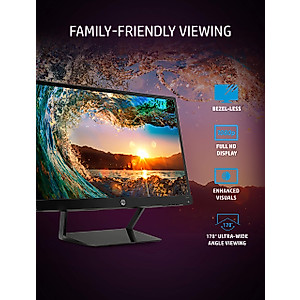 HP Pavilion 22CWA 21.5 IPS LED Monitor 1920x1080 Full HD HDMI VGA (Renewed)