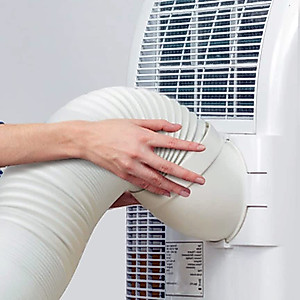 Air Conditioner Hose, Portable Exhaust Vent Hose with 5.1 Inch Diameter - Clockwise, with Length up to 80"