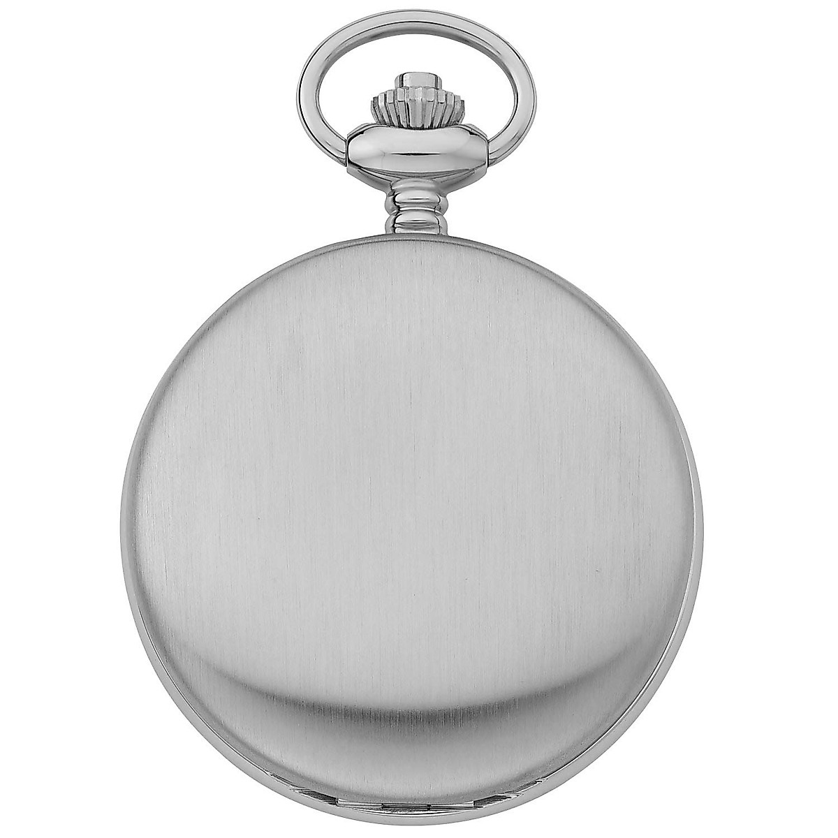Gotham Men's Railway Classic Stainless Steel Analog Quartz Day/Date Hunter Pocket Watch # GWC14110S