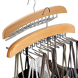 Corodo Tank Top Hanger, 24 Foldable Metal Hooks Clothes Organizer, Closet Organizers and Storage, Non-Slip Bra Hanger Space Saving(2 Pack)